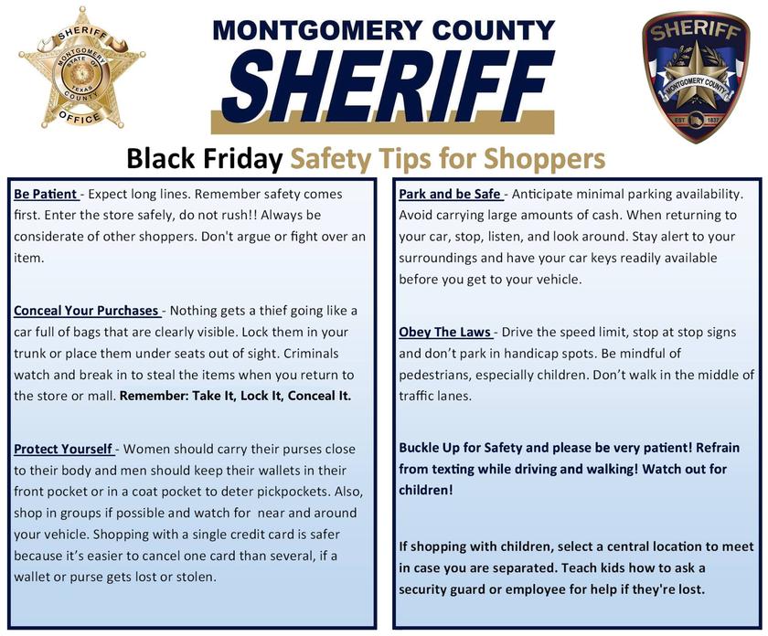 Black Friday Safety Tips for Shoppers | Woodlands Online