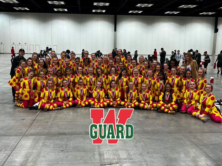 The Woodlands High School Color Guard at The 2022 World Championships ...
