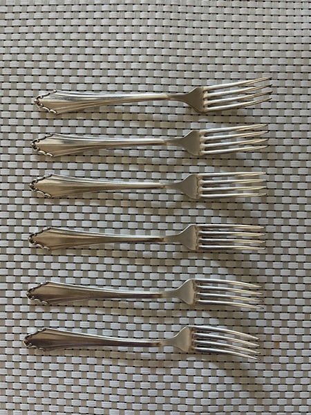 Feinstahl Rostfrei Set of 6 Silver Spoons, Knifes, Forks Photos The ...