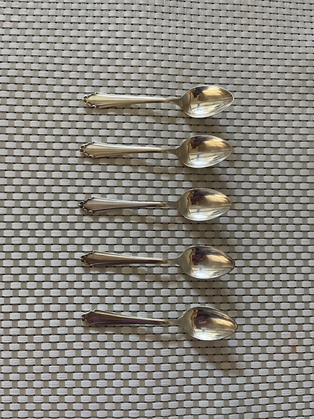 Feinstahl Rostfrei Set of 6 Silver Spoons, Knifes, Forks Photos The ...