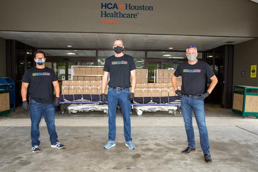 Howard Hughes Delivers Lunch to HCA Houston Healthcare Conroe ...