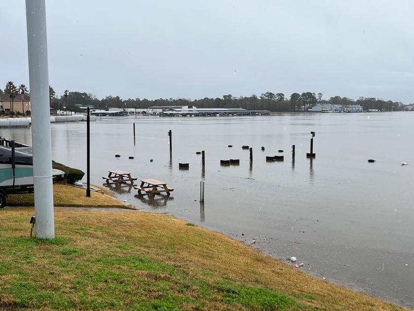 Lake Conroe Closed: Level Continues to Rise - UPDATE Photos The ...